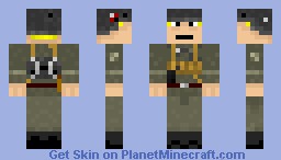 SS German Soldier WWII Minecraft Skin