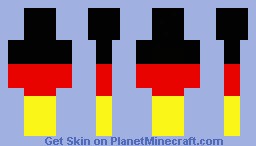 deutschland Flag Minecraft Skin