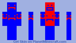 Smile and frown man Minecraft Skin