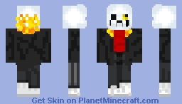 GG!UNDERFELL Sans BadTime Minecraft Skin