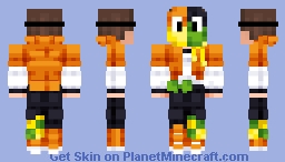 FurryLIDL - CGN x Cosmo Champs (Orange) Minecraft Skin