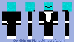 Zombie blue suit Minecraft Skin
