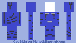 Blue Ghast Minecraft Skin