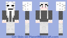 ghast girl Minecraft Skin