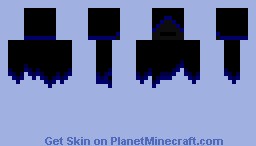 Ghost Skin: Blue version Minecraft Skin
