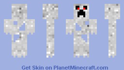 Ghostly Creeper Minecraft Skin