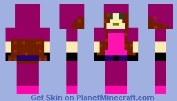 Purple Goth Minecraft Skin