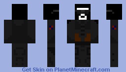ghost mw2 Minecraft Skin