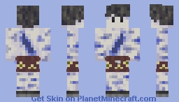 Beach Episode Ghostbur // dsmp Minecraft Skin