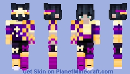 GhostieFruit Shine Brighter x Kylx Purple Pythons Minecraft Skin