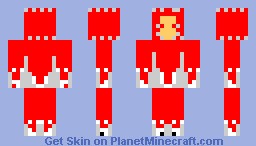 Ghost Red Minecraft Skin