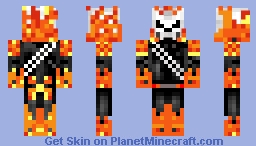 Ghost Rider Minecraft Skin