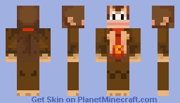 Donkey Kong! Minecraft Skin