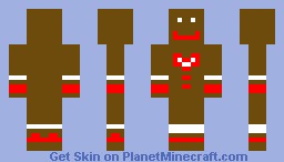 Ginger Bread Man Minecraft Skin