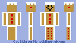 Ginger Bread Man Minecraft Skin