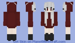 Girl (Red) Minecraft Skin