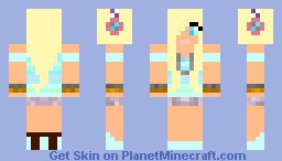 FBI secret agent girl Minecraft Skin