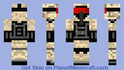 Desert Soldier Minecraft Skin