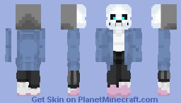 Dust Sans Minecraft Skin