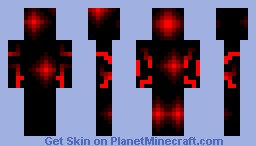 Glowing Redstone Creature Minecraft Skin