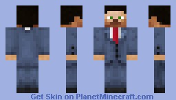 Gman (Half-Life2) Minecraft Skin