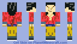 Goku SSJ 4 Minecraft Skin