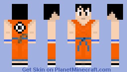 Kid Goku Minecraft Skin