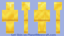 Golden Man Minecraft Skin