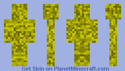 gold man Minecraft Skin