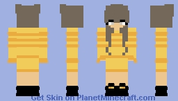 golden dress Minecraft Skin