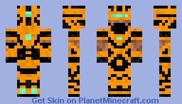 Golden armor suit Minecraft Skin