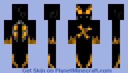 yellow ender insect Minecraft Skin