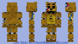 Golden Freddy (Five Nights at Freddy's 2) Minecraft Skin