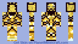 golden knight Minecraft Skin