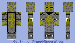 Golden Knight Minecraft Skin