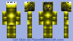 Golden Knight Minecraft Skin