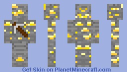 gold minez skin Minecraft Skin