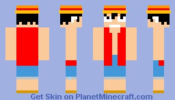 Luffy Minecraft Skin