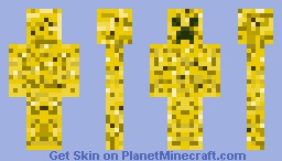 Golden Creeper! Minecraft Skin