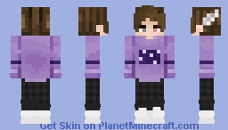 ⋆⋆Come with me, I'll show you the stars⋆⋆ [+ALT EYES] Minecraft Skin