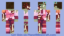 GoodTimesWithScar - MCC: The Copper Crown Pink Parrots Minecraft Skin