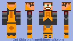Gordon Freeman from half life Minecraft Skin