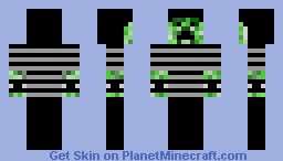 Gothic creeper Minecraft Skin