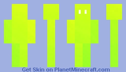 Gradient Lime Minecraft Skin