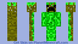 Grassy Creaper Minecraft Skin