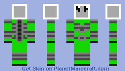 gray alien Minecraft Skin