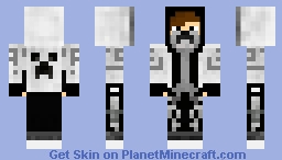 Gray Creeper Bandit Minecraft Skin
