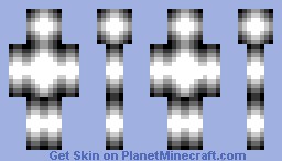 Grayscale Minecraft Skin
