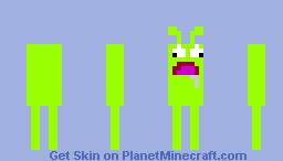 green alien Minecraft Skin
