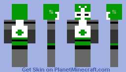 My first skin Green CC Minecraft Skin